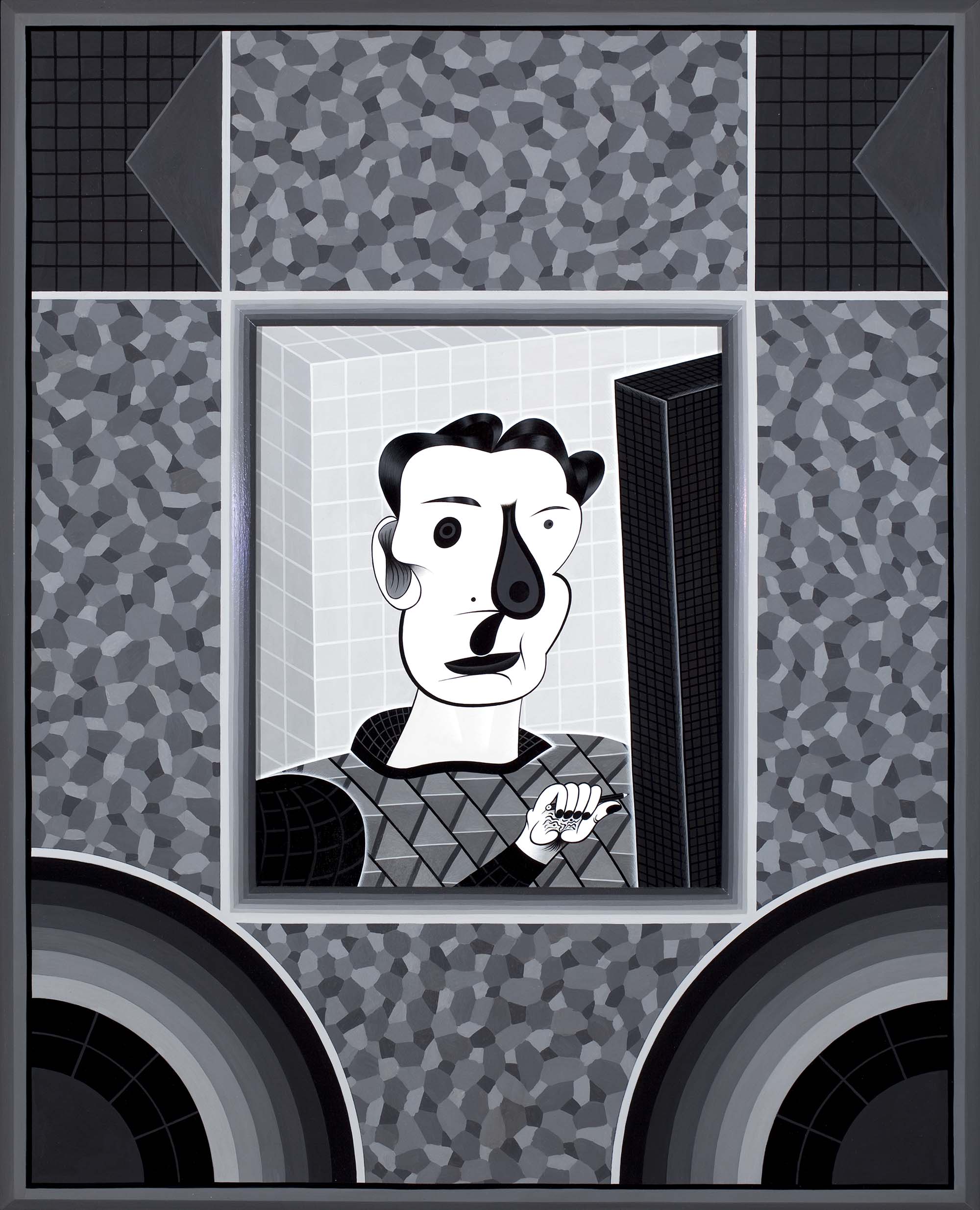 Lesson Plan | Jim Nutt: Grayscale Self-Portrait Paintings – MMoCA