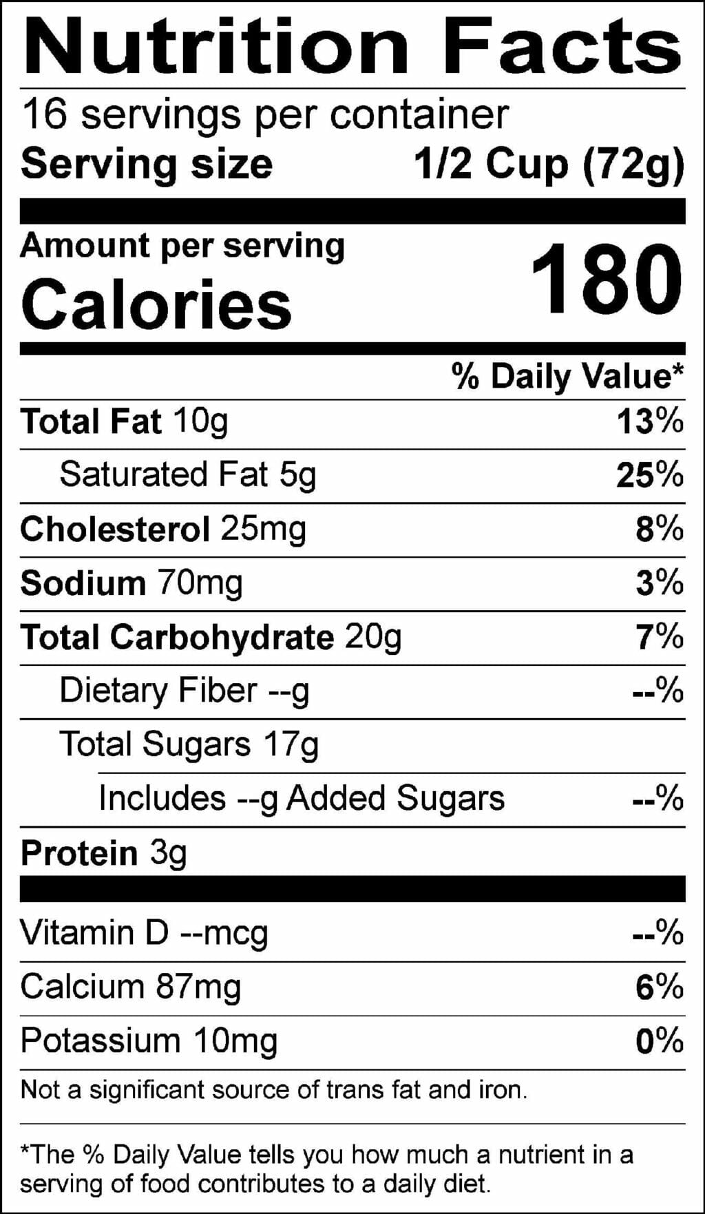 Half-Gallon – Babcock Dairy Store