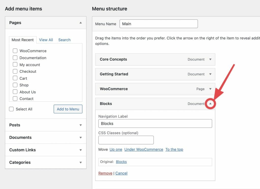 Adding Menu Buttons | Dirigible Support