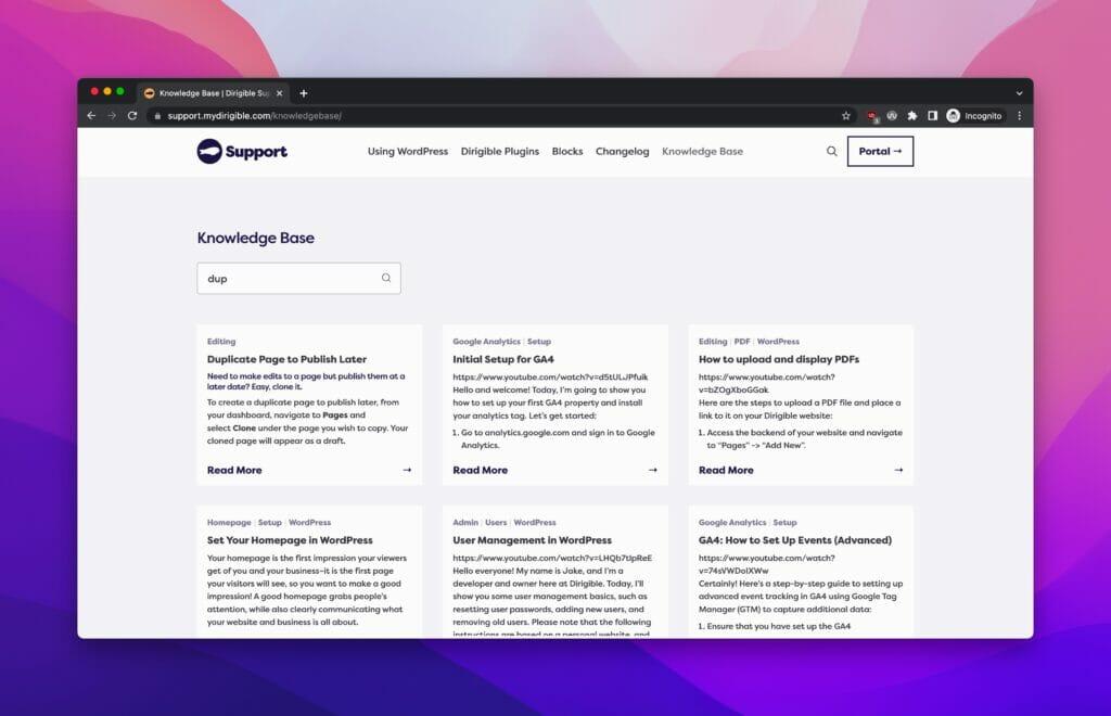 July 21, 2023 Feature Roundup | Dirigible Support