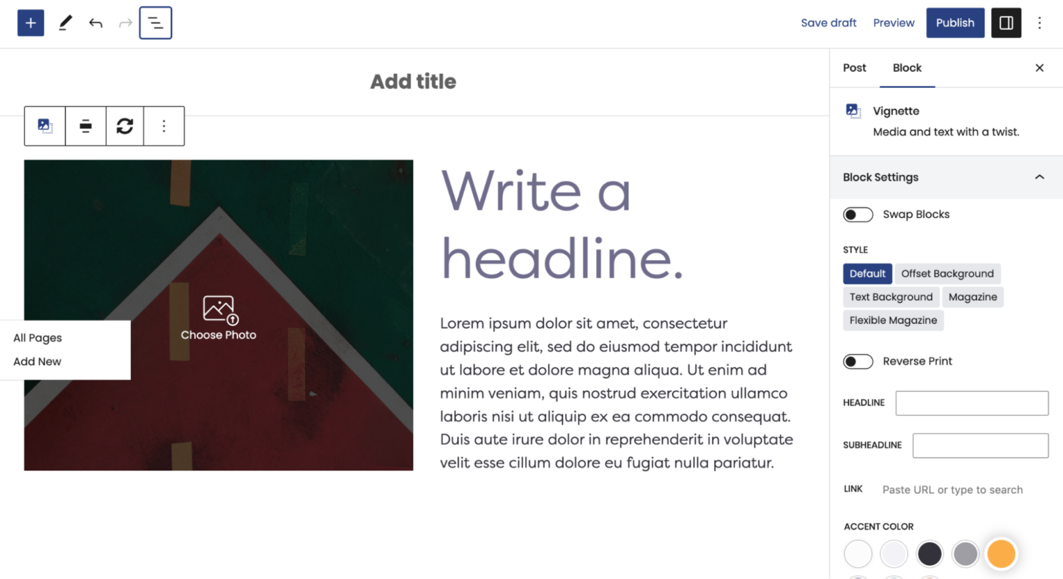 Learn How to Use a Vignette on Your Website | Dirigible Support